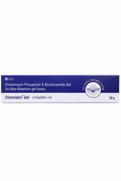 Clinmiskin Gel – Clindamycin & Nicotinamide Acne Gel | 20g | Anti ...