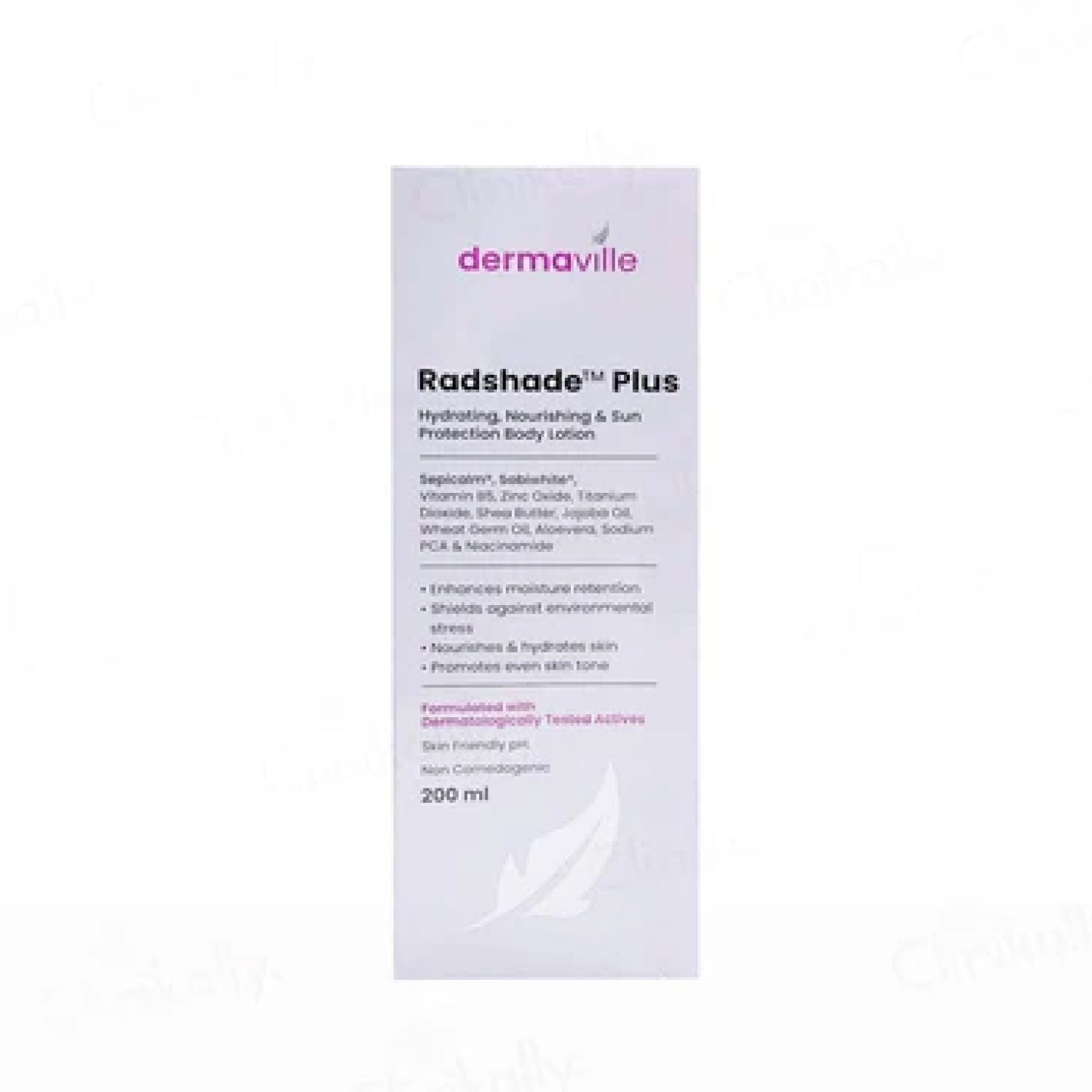 Radshade™ Plus Body Lotion with Sepicalm, SPF & Vitamin B5 – 200ml – Dermaw